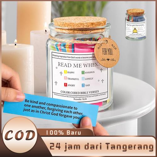 Jual Christian Jar Toples Ayat Alkitab Botol Harapan Toples Doa - A ...