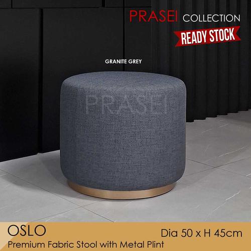 Jual OSLO 50 - Luxury Stool Pouffe Puff Kursi Bulat Kain Kursi Rias ...