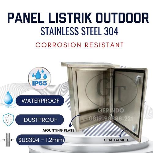 Jual Bracket Box Panel Listrik Stainless Outdoor 70x50x20cm SS304 ...