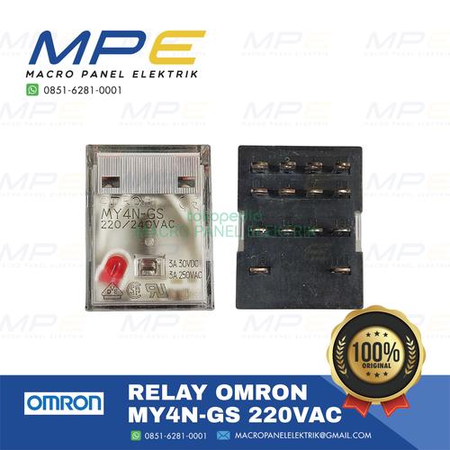 Jual Relay OMRON MY4NGS 24VDC 14 Pin 14 Kaki / Relay Omron MY4 MY4N MY4N-GS - Jakarta Pusat ...