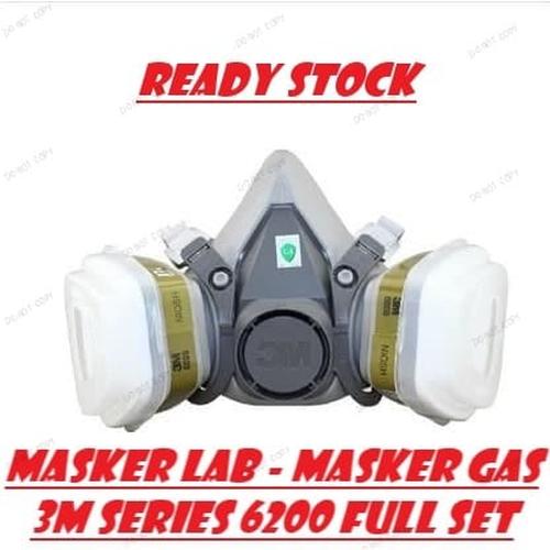 Jual 3M Masker Gas Respirator Masker Cat Masker Lab - 6200 3M - Jakarta ...