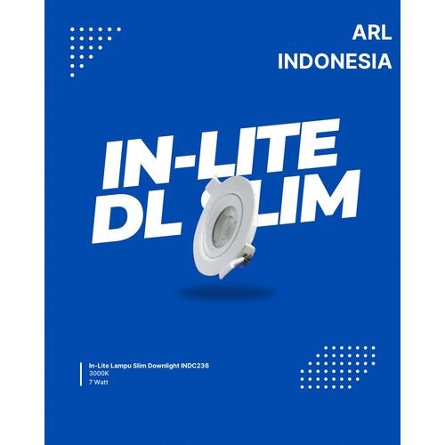 Jual in-Lite Lampu Slim Downlight INDC236 - 7 Watt, 3000K - Jakarta ...