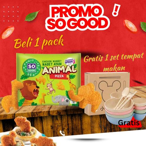 Jual SO GOOD CHICKEN NUGGET ANIMAL 400 GRAM - Kota Bandung - Gunung ...