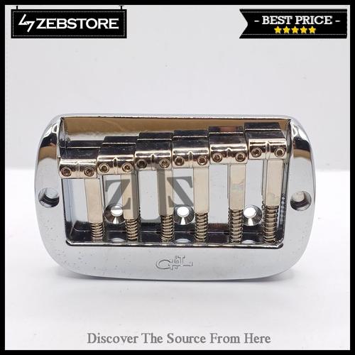 Jual Bridge Gitar Guitar G&L GnL Saddle Lock 6 String Chrome - Kota ...