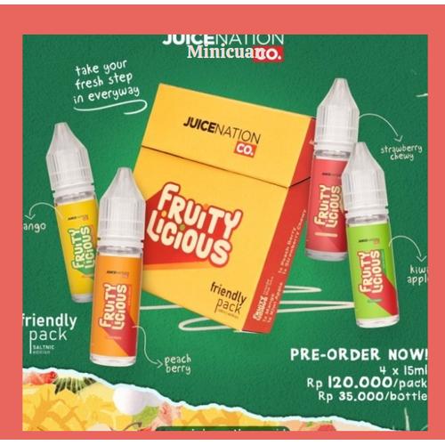 Jual SALTNIC FRUITYLICIOUS FRIENDLY PACK EDITION SALT NIC 15ML - Kota Tangerang - minicuan ...