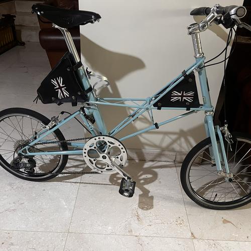 Jual Sepeda Lipat Alex Moulton TSR 9 Duck Blue Color Second - Jakarta ...