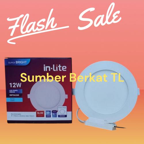 Jual LED Panel Inlite 12W 12 W 12 Watt / IN-lite INPS628R 12Watt INPS ...
