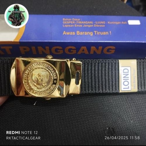 Jual Sabuk PDH KEMHAN Original Pembagian KEMHAN - Sabuk PDH kementrian ...