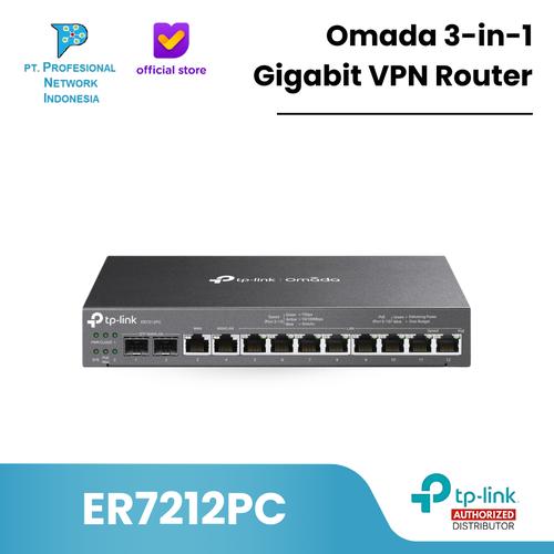 Promo Tp-LINK router ER7212PC Omada 3-in-1 Gigabit VPN Router PoE ...