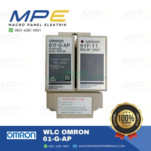 Jual WLC OMRON 61F-G-AP 220V / Water Level Control Floatless Level Switch - Jakarta Pusat ...