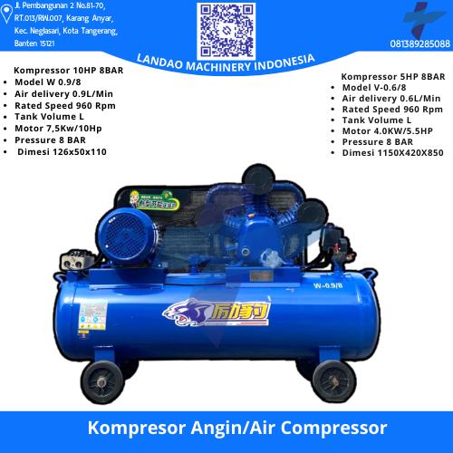 Jual Kompressor Angin / Air Compressor - 5HP 8BAR - Jakarta Barat ...