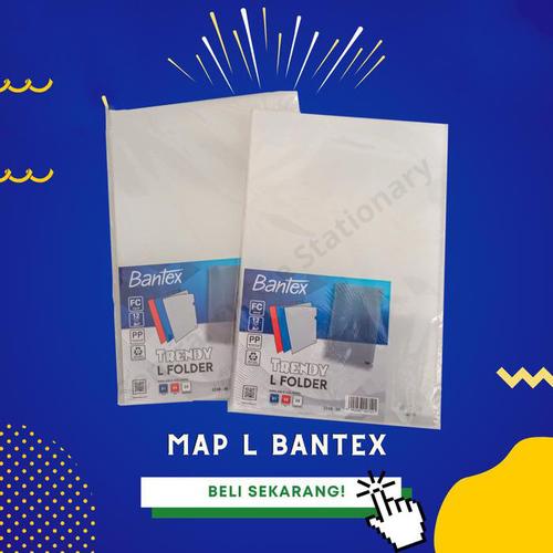 Jual Map L Bantex Bening (Transparan) Ukuran Folio (F4) pax - Kota Surabaya - Sentral Office ...