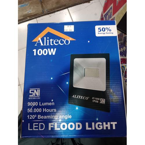 Jual Lampu Tembak/Sorot LED 100 Watt (100 W) ALITECO LED 100W Flood Light - Kab. Tangerang ...