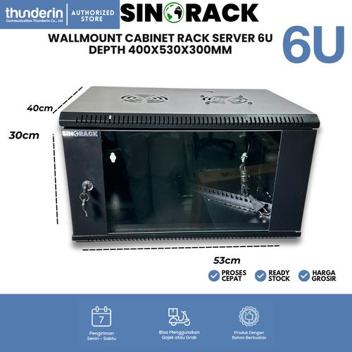 Promo Wallmount Rack Server 6U. Rack Server Ukuran 6U - Free 1 Fan ...