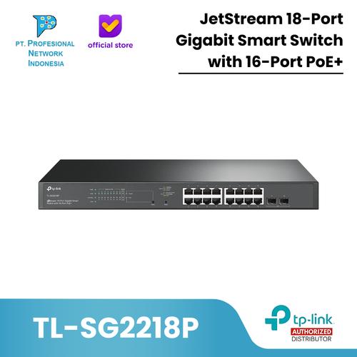Promo Tp-Link TL-SG2218P JetStram 18-Port Gigabit Switch With 16-PoE+ ...