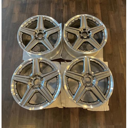 Jual Velg Original AMG Style V 5 Spoke W221 Titan Grey R19 Cromodora ...