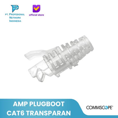 Promo AMP Plugboot Cat6 Transparant ORIGINAL Commscope Plug Boot Cat 6 ...