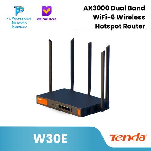 Promo Tenda W30E AX3000 Dual Band WiFi-6 Wireless Hotspot Router Cicil ...