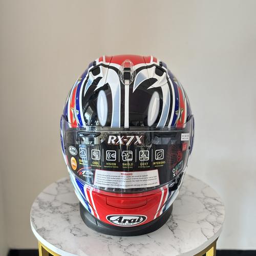 Jual ARAI RX7X NAKANO RED 99 SIZE XL SNI - Kota Bengkulu - LUNA Bolt Titanium | Tokopedia