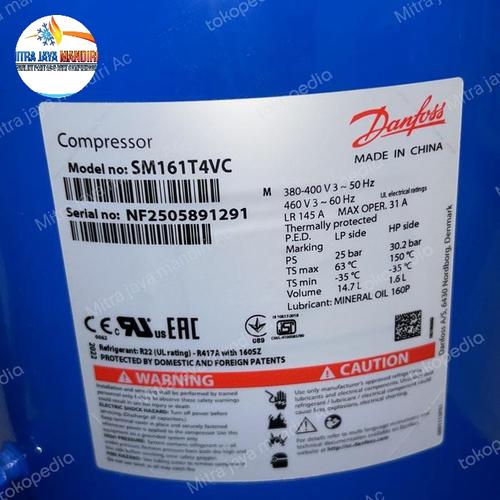 Jual Compressor Danfoss SM161T4VC Original 13 Hp 3 phase R22 - Jakarta Barat - Mitra Jaya ...
