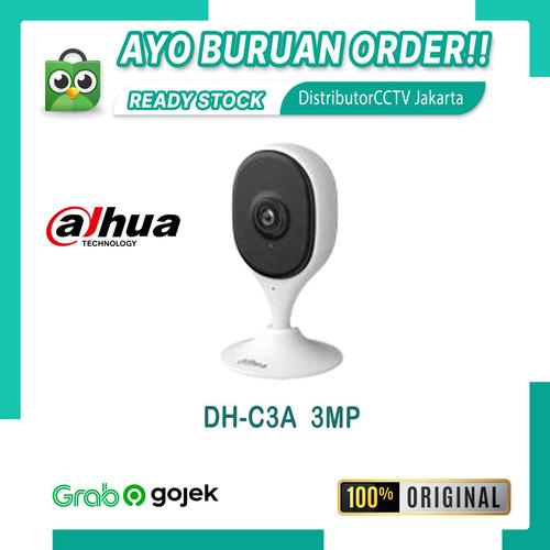 Jual Dahua Cube DH-C3A CCTV Wireless 3MP Smart IP Camera Audio Night ...