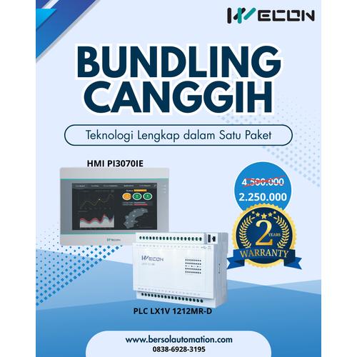 Jual Wecon PLC LX1V-1212M + HMI PI3070ie - Kota Tangerang - Wecon Indonesia Store | Tokopedia