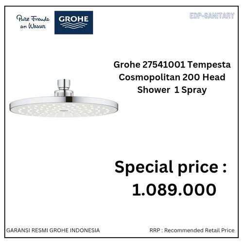 Jual Grohe 27541001 Tempesta Cosmopolitan 200 Head shower 1 spray ...