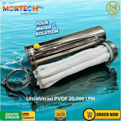Jual Ultrafiltrasi PVDF Water Pre Filter 20.000 LPH filter pvdf 20.000 ...