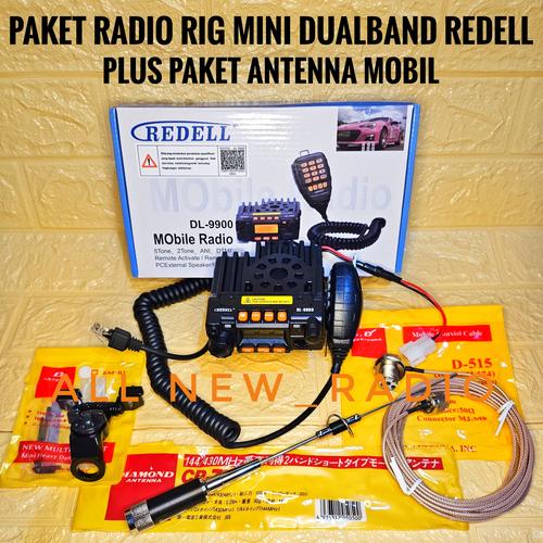 Jual RADIO RIG MINI MOBIL DUALBAND PLUS PAKET ANTENNA MOBIL KABEL ...