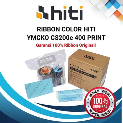 Jual HITI COLOR RIBBON / CS200E / YMCKO 400 IMAGES / 100% ORIGINAL ...
