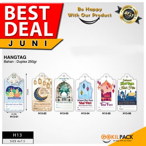Jual Hang Tag – Label baju - Hang Tag Hari Raya 7,5x5 | H13 - H132-02 ...