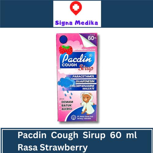 Jual Pacdin Cough Sirup 60ml Strawberry - Obat Batuk Pilek - Kota ...