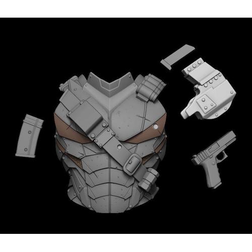 Jual Vest Armor Deathstroke V2 Death stroke Batman untuk Kitbash Action ...