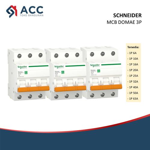 Jual SCHNEIDER MCB DOMAE 3P 6A 10A 16A 20A 25A 32A 40A 63A - 3P 6A - Kota Depok - Toko Bangunan ...