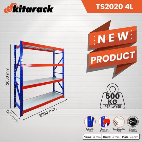 Jual TS2020 / TJ2020 Warehouse Rack KITARACK 500kg Panjang 2m x Lebar ...