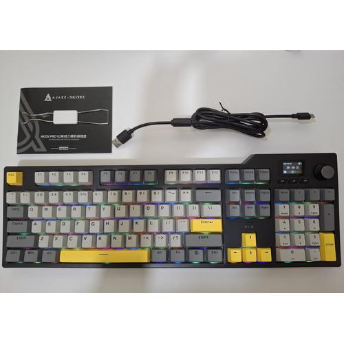Jual Ajazz AK35i V2 PRO Full-size Mechanical Keyboard 3-Mode RGB w/ TFT ...