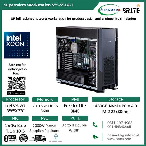 Jual Supermicro GPU Server Supermicro 4U Rackmount Tower Workstation ...