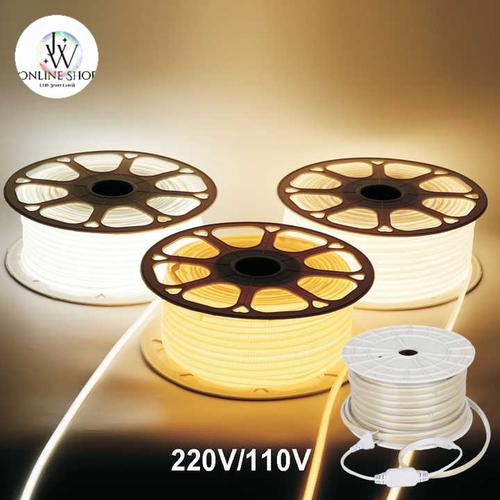 Jual Lampu Led Strip COB 220V 100M/Roll Stripe Selang cob 100 meter ...