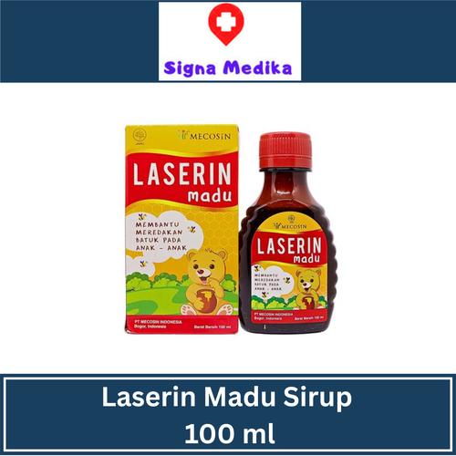 Jual Laserin Madu Sirup 100ml - Obat Batuk Dan Pilek Anak - Kota ...