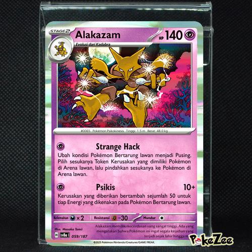 Jual Abra Kadabra Alakazam holo sv8a Kartu Pokemon TCG Indonesia seri Festival Terastal ex ...