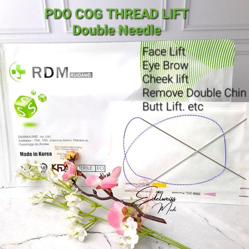 Jual BENANG DOUBLE ARM | PDO COG DOUBLE NEEDLE THREAD FACE LIFTING ...