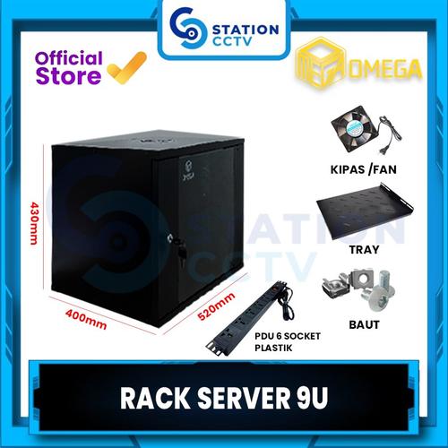 Promo Wallmount Rack 9U / Rak Server Single Door 9U Cicil 0% 3x ...