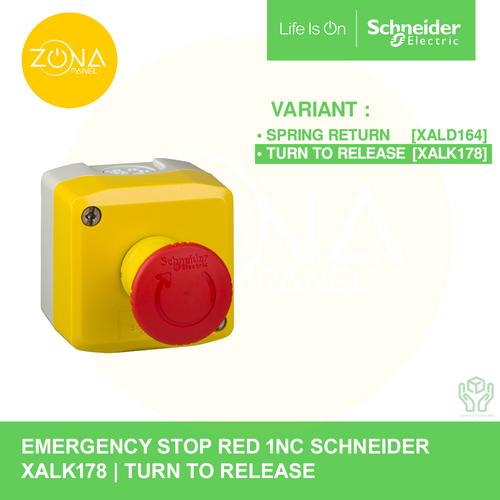 Jual EMERGENCY STOP SCHNEIDER RED MUSHROOM Ø40 1NC - XALK178 - Jakarta ...