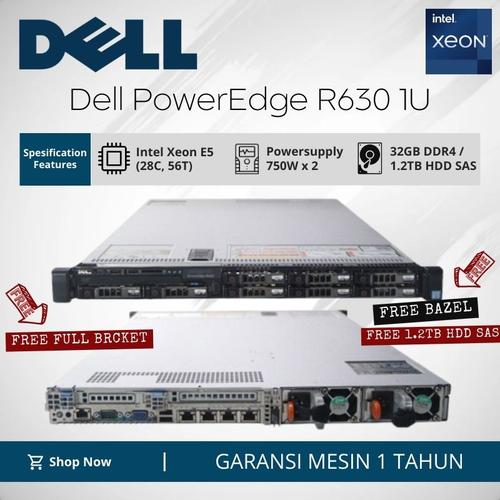 Jual Server Dell R630 1U 8x2.5" 2x Intel Xeon E5-2680 V4 RAM 32GB DDR4 ...