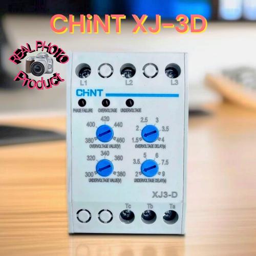 Jual phase failure relay chint XJ3-D 308V AC over under voltage ...