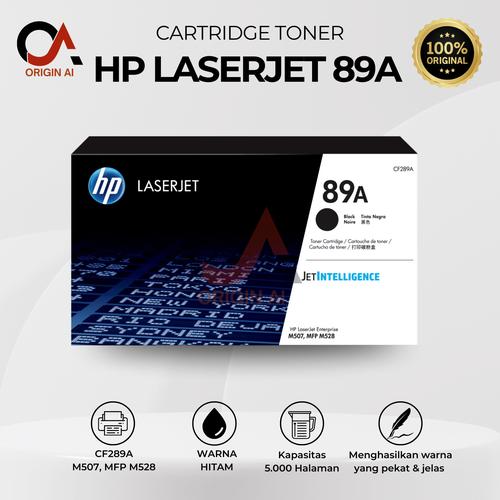 Promo Toner HP Laserjet 89A CF289A Black Original Untuk Printer HP ...