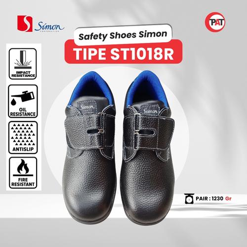 Jual Sepatu Safety Pria SIMON ST1018 R Safety Shoes Ujung Besi Sepatu ...