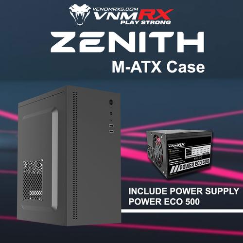 Jual VenomRX Casing PC Zenith M-ATX with PSU PowerEco 300W - Jakarta ...