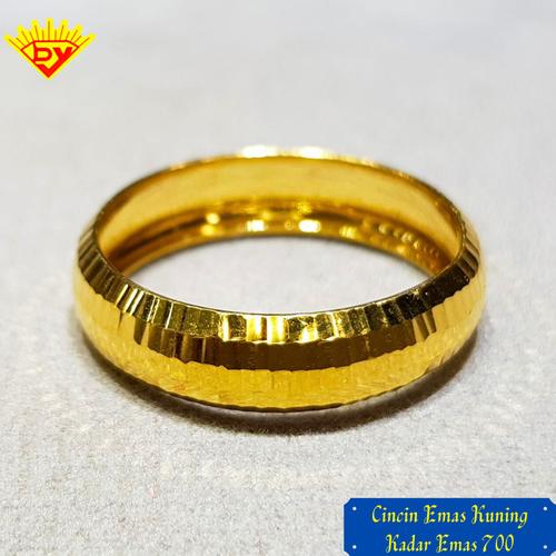 Jual Cincin Emas Kuning Motif Baru 01 Kadar Emas 700 - Jakarta Pusat ...