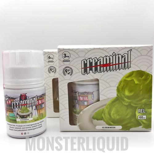 Jual CREAMINAL ICE CREAM MATCHA BY UNWISE 3MG 6MG 60ML LIQUID - 3MG ...